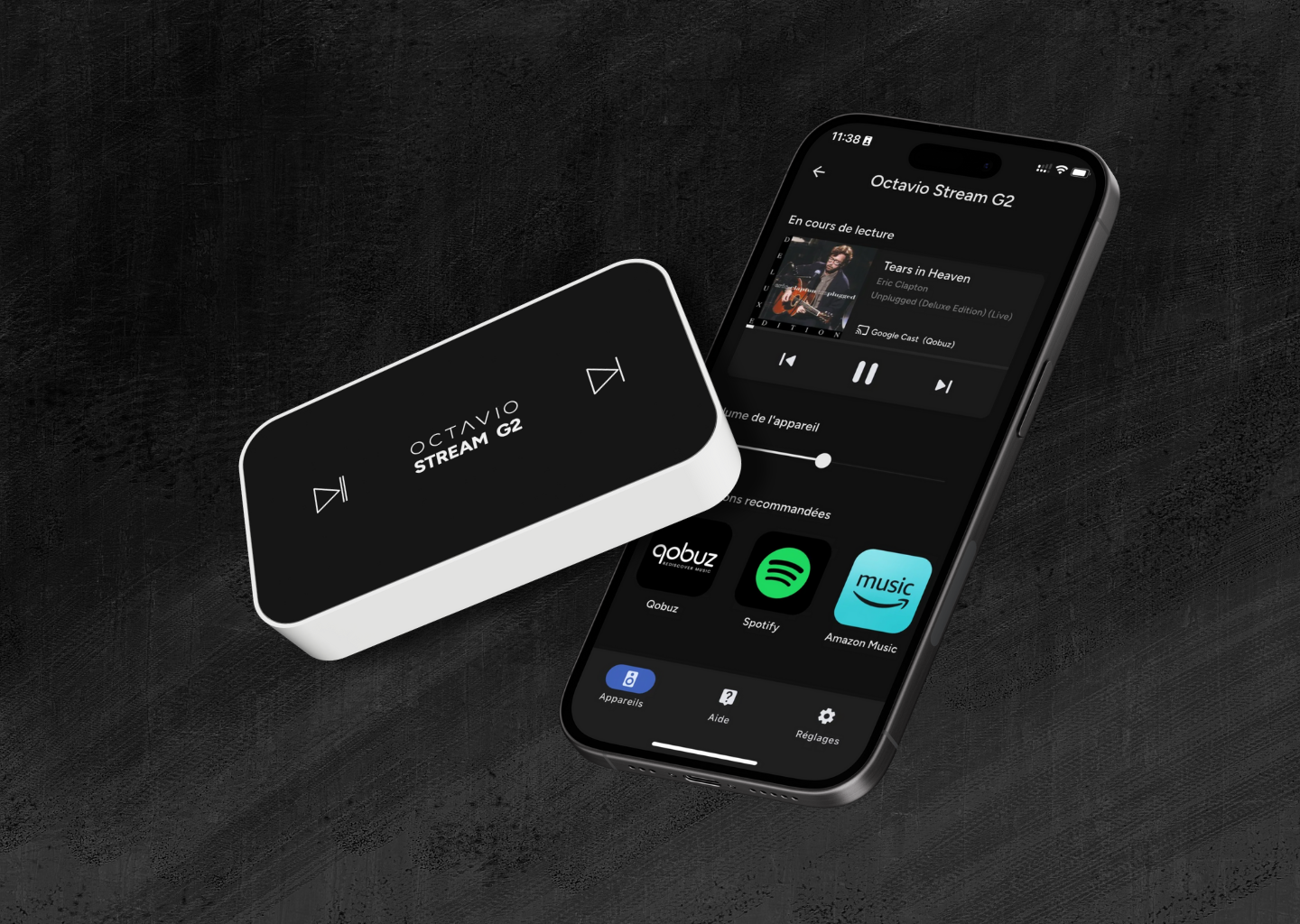 Octavio Stream G2 - Quels changements au niveau de l'application